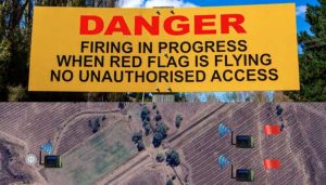 Shooting Range Warning Flags - DATRAN Australia